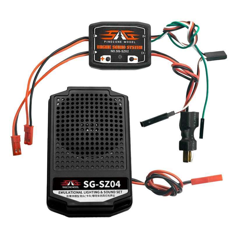 Promo 1:10 RC Engine Sound Simulator with Speaker for RC Car Big ...