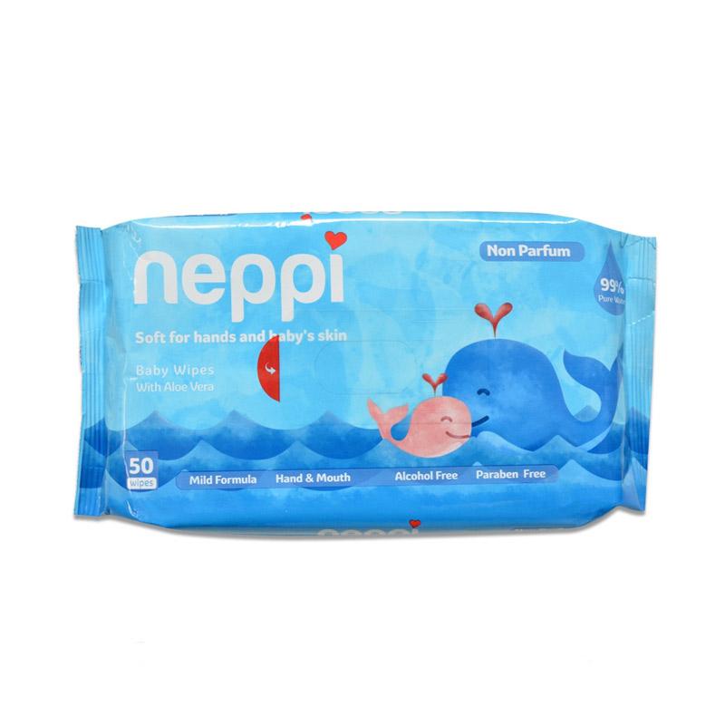 Jual Neppi Baby Wipes Non Parfum 50s Tisu Basah di Seller Tambah Jaya ...