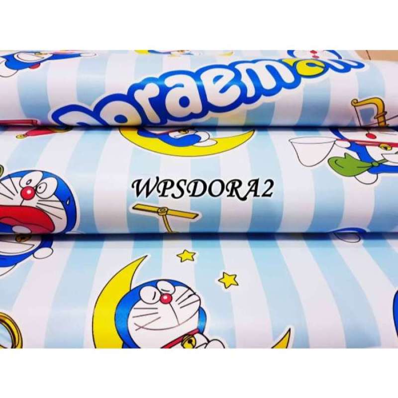 Jual Wpsdora2 Doraemon Line Wallpaper Sticker Wal Paper Dinding Di ...