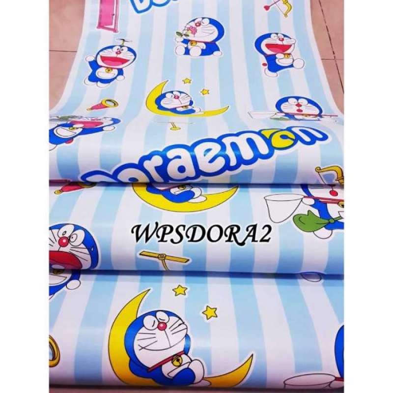 Jual Wpsdora2 Doraemon Line Wallpaper Sticker Wal Paper Dinding Di ...