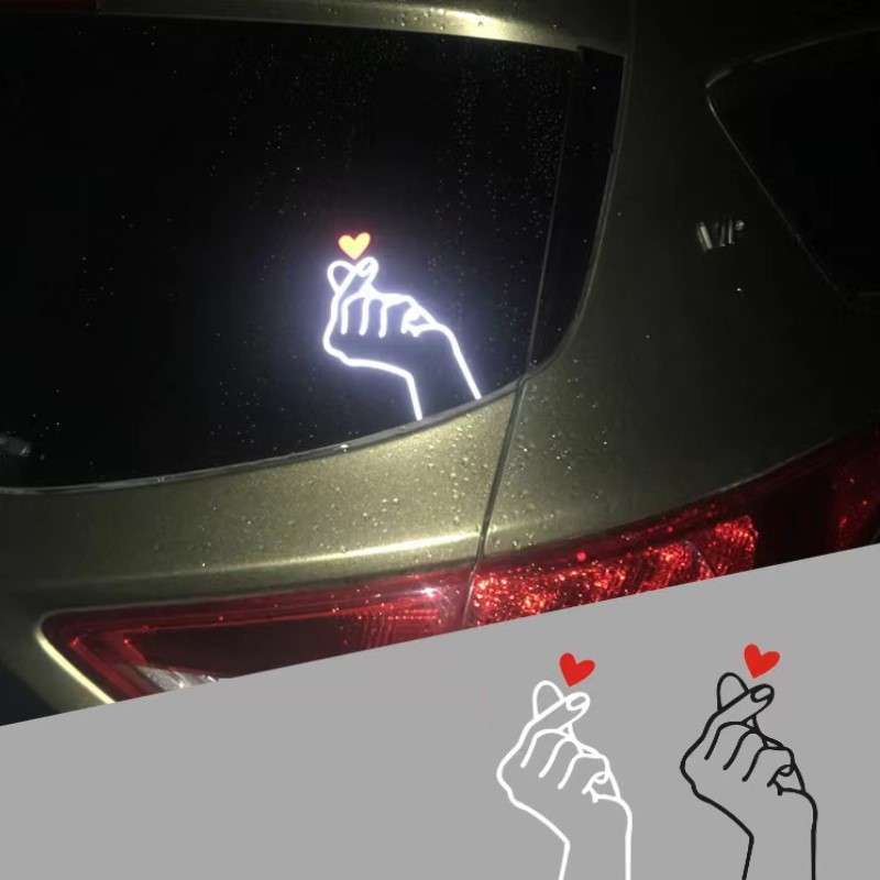 Promo Sticker 3D Finger Love Kpop Jari Korea Stiker Mobil Motor Unik ...