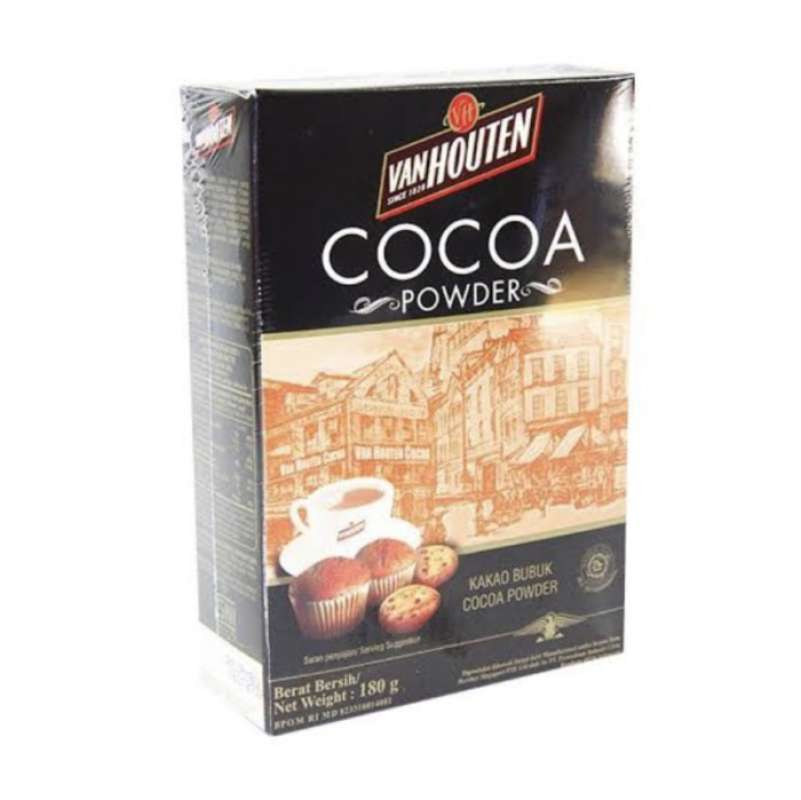 Promo Van hauten cocoa powder 180g Diskon 33% di Seller Odettee Shop ...