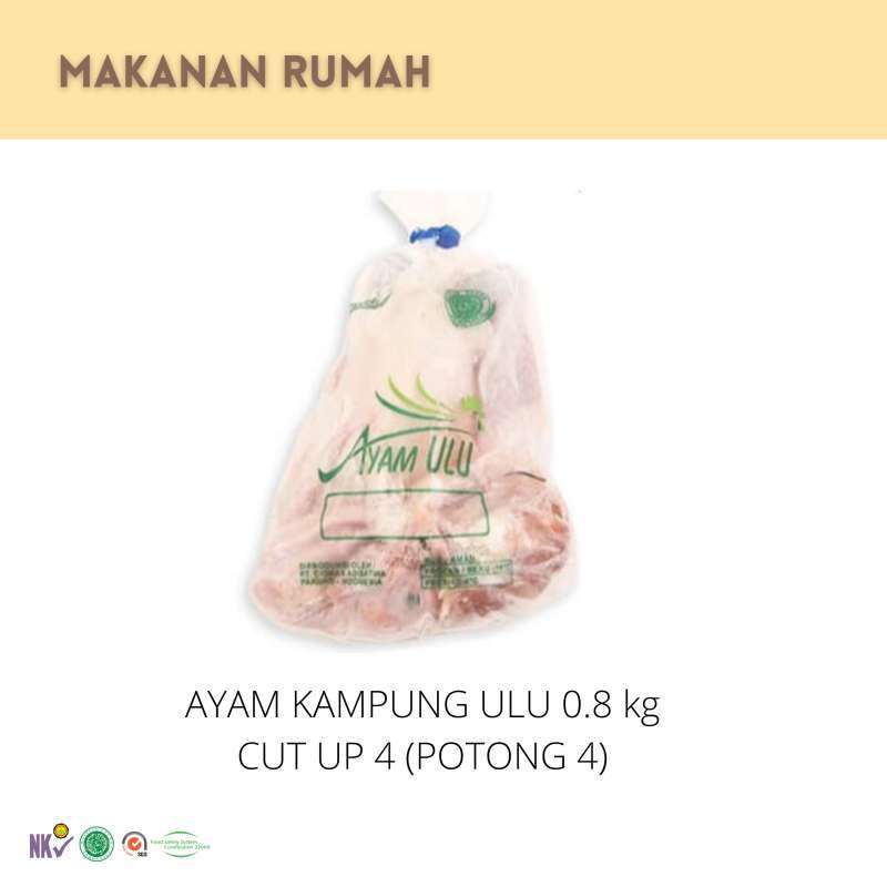 Jual Ayam Ulu - Ayam Kampung Ulu 0.8 Kg Cut Up 4 (potong 4) Lengkap ...