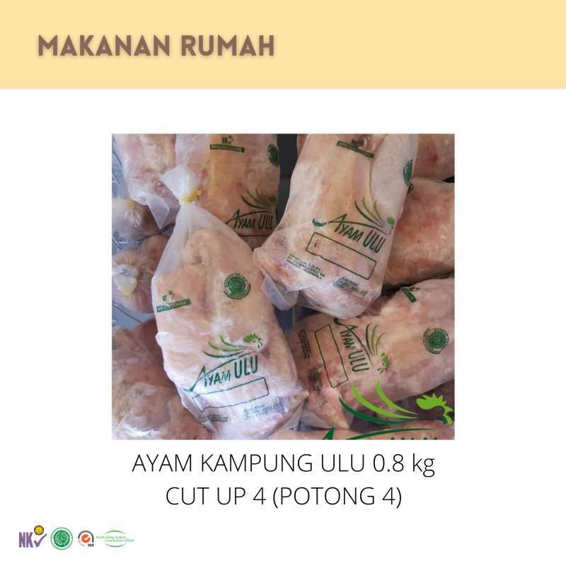 Jual Ayam Ulu - Ayam Kampung Ulu 0.8 Kg Cut Up 4 (potong 4) Lengkap ...
