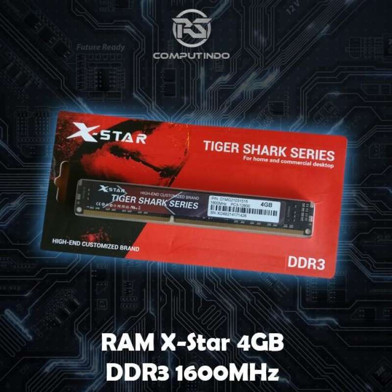 Jual RAM X-Star 4GB DDR3 1600MHz baru murah bergaransi di Seller RS ...