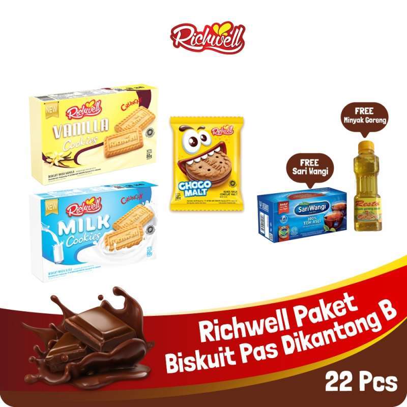 Jual Richwell Paket Biskuit Pas Dikantong B di Seller Satoria - Pradah ...