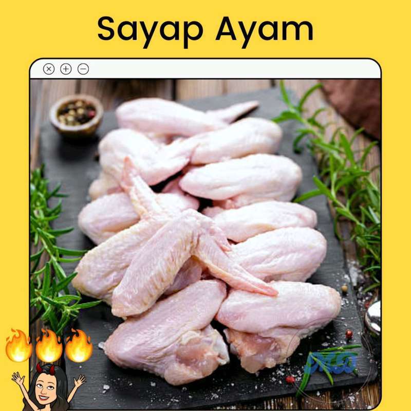 Promo Sayap Ayam Premium 1 Kg / Saya Ayam Cp Chicken 1 Kg / CP Chicken ...