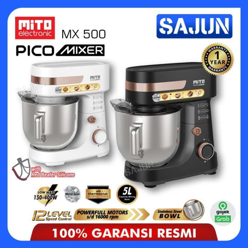 Promo Mito PICO Stand Mixer MX 500 Pengaduk Adonan Kue 5 Lt MX500 MX ...