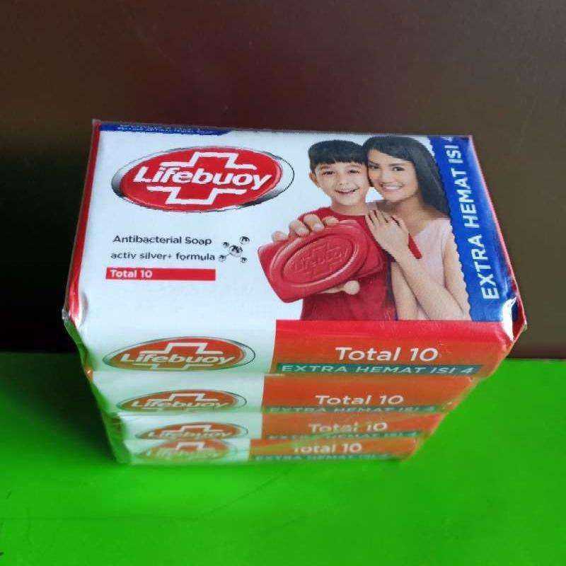 Jual Lifebuoy Sabun Batang Total 10 Isi 4 x 60 g di Seller TOKO SUSU ...
