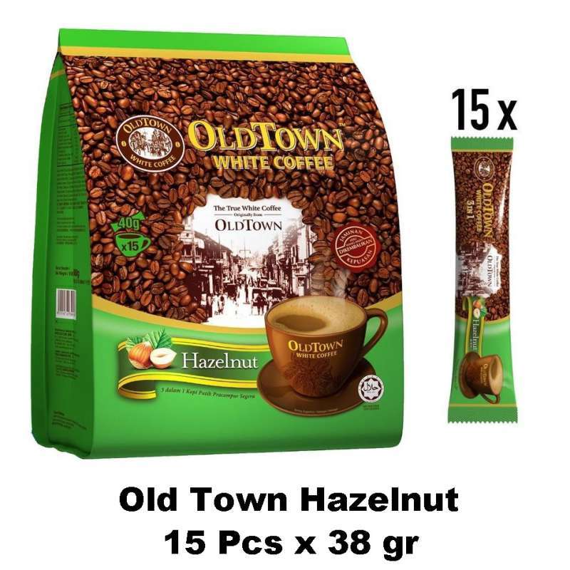Jual Kopi Instan / Kopi Old Town Hazelnut / isi 15 Sachet di Seller ...