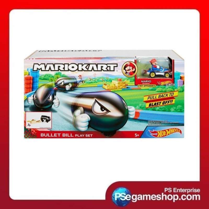 Promo Mattel Hot Wheels Mario Kart Bullet Bill Playset -gky54- Diskon 3 ...