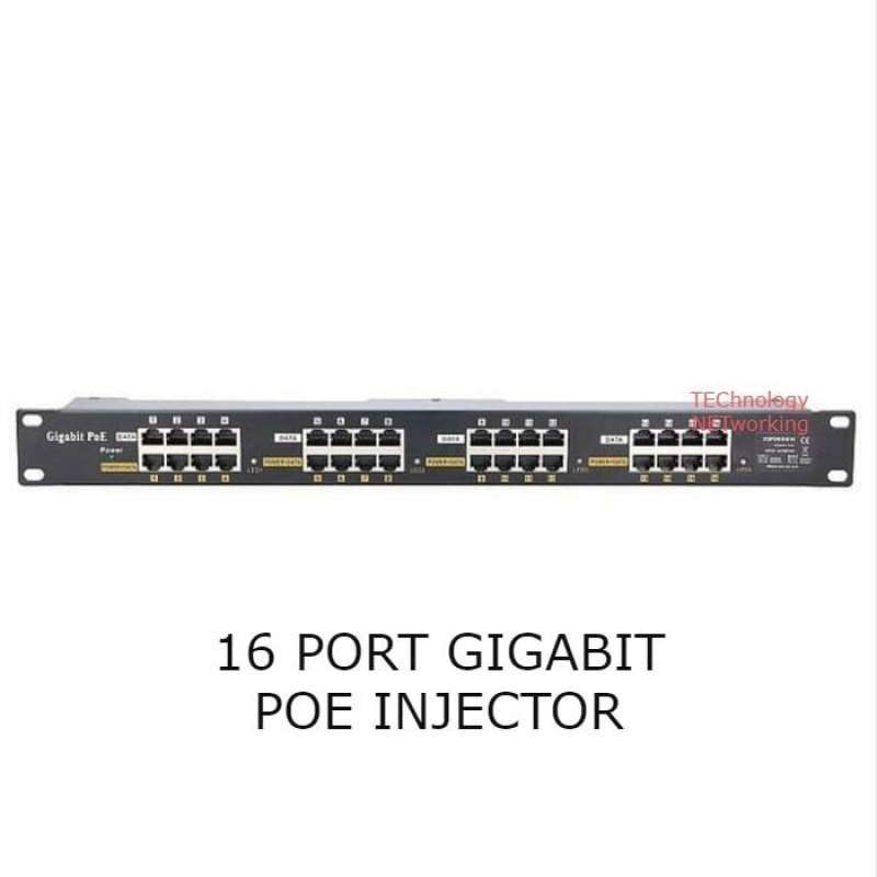 Jual Mikrotik GPOE-16AB : 16 Port Gigabit POE Injector di Seller ...