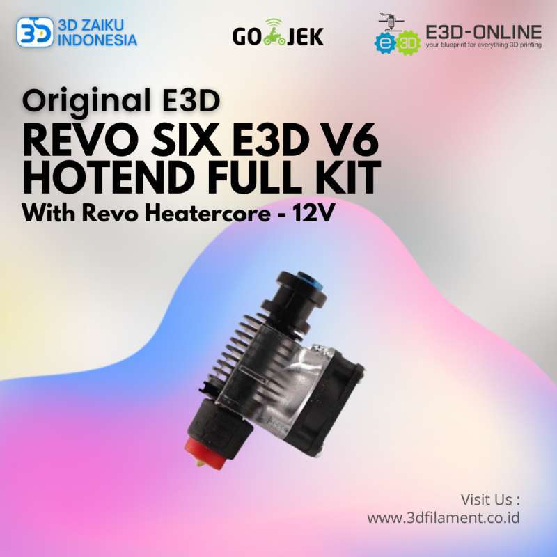 Jual Original E3D Revo Six E3D V6 Hotend Full Kit with Revo Heatercore ...