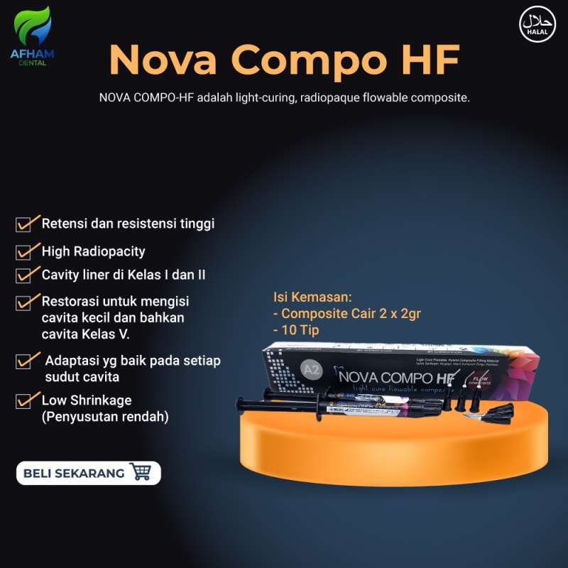 Jual DENTAL COMPOSITE FLOW / FLOWABLE COMPOSIT NANO HYBRID / KOMPOSITE / KOMPOSIT / BAHAN TAMBAL ...