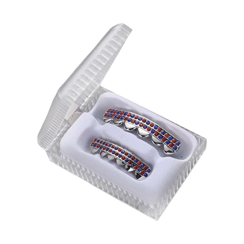 Promo Teeth Grills Set Bling Grills Vampire Grills Hip Hop Joker for ...