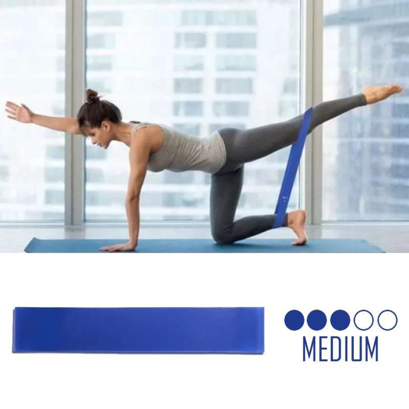 Jual Tali Karet Yoga Gym Rumah Resistance Band Loop Alat Pilates ...