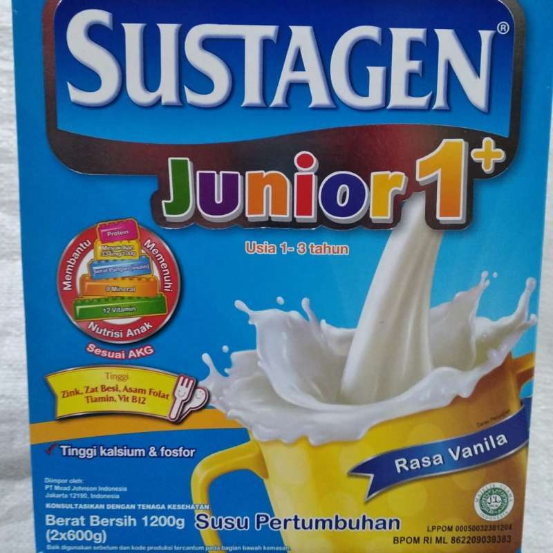 Jual SUSTAGEN JUNIOR 1+ 1200GR VANILA di Seller TOKO MAKMUR PONDOK JATI ...