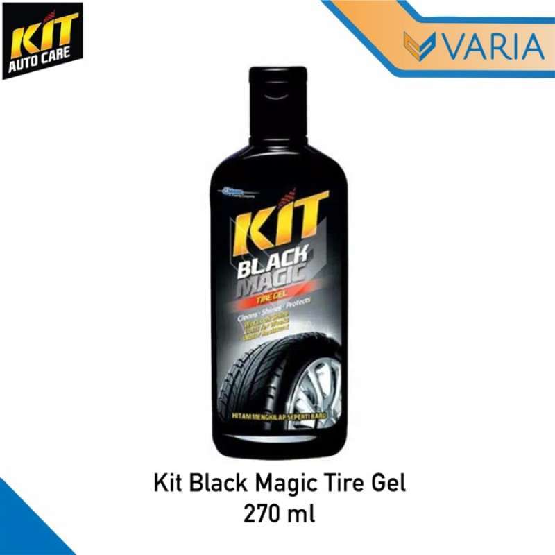 Jual Kit Black Magic Tire Gel Semir Pengkilap Ban Bottle Botol 270 Ml ...