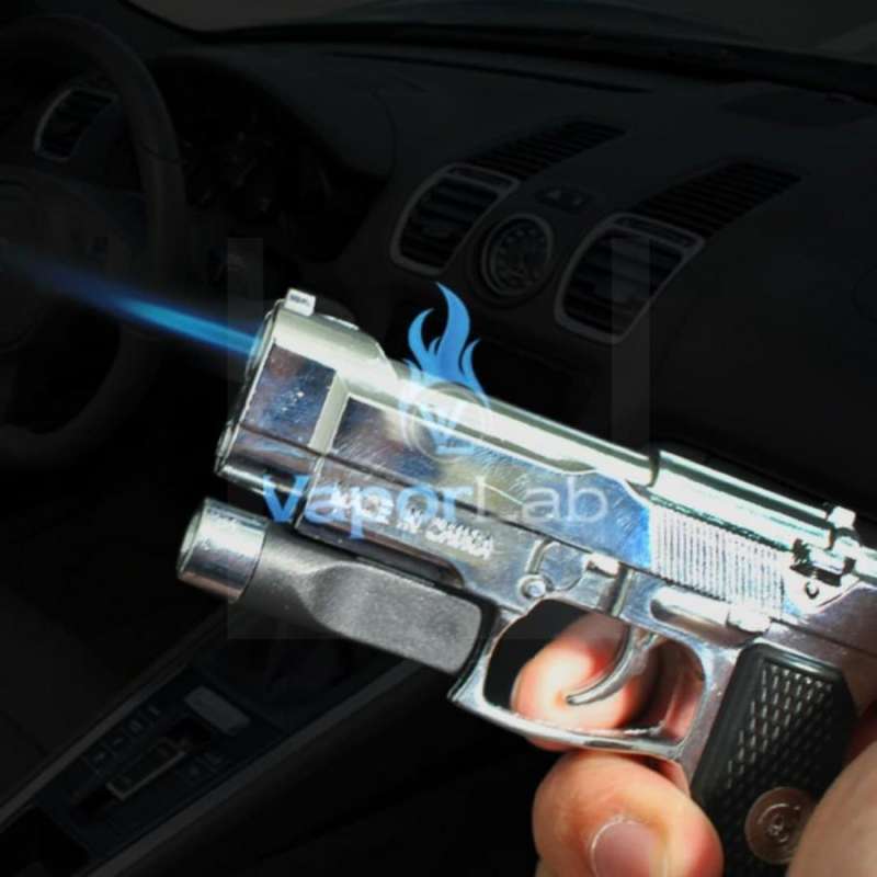 Jual Mancis Korek Api Gas Bara Pistol Mini Gun Laser Pointer Lighter ...