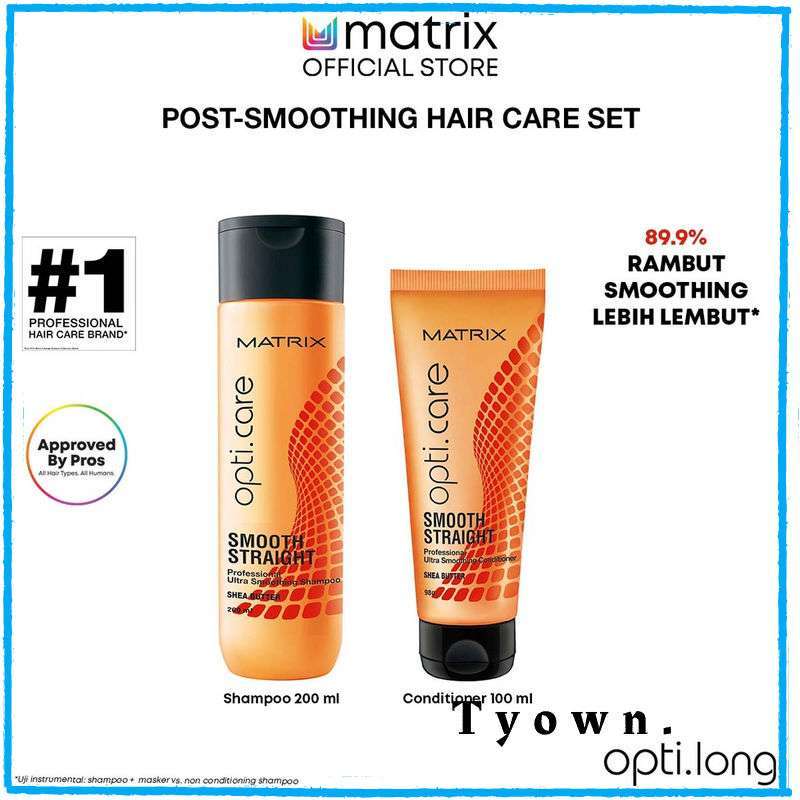 Jual perawatan rambut Matrix Straightened Hair Care Shampoo 200ml ...
