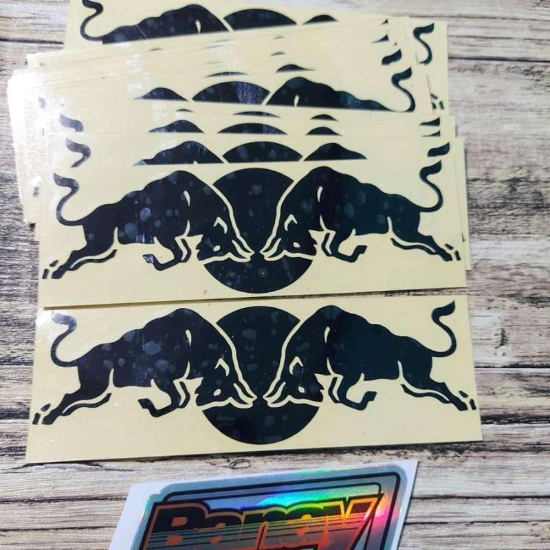 Jual Sticker Logo Red Bull Cutting - 10 Cm Hitam Di Seller Banay ...