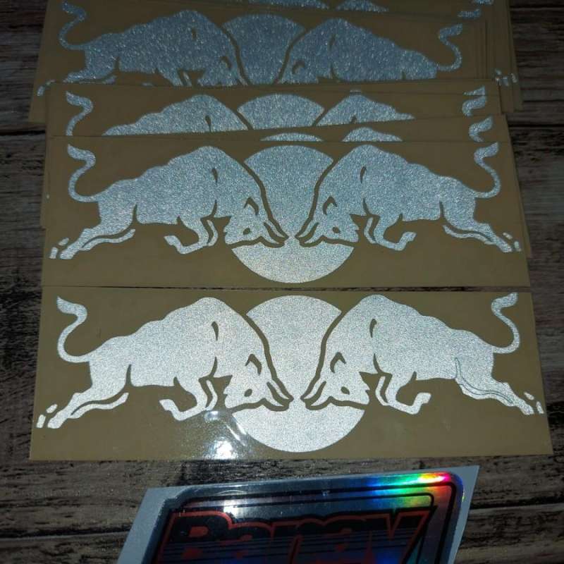Jual Sticker Logo Red Bull Cutting - 10 Cm Hitam Di Seller Banay ...