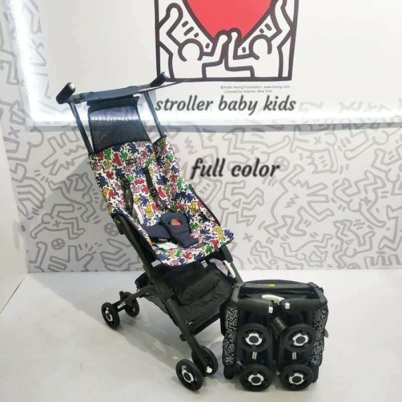 Jual New Arrival stroller pockit 839 x keith haring di Seller Lilleee ...