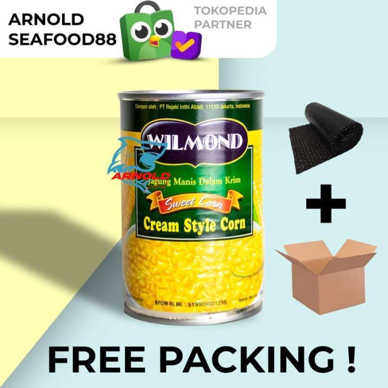 Jual Wilmond Cream Style Corn 425gr / Jagung Manis Kaleng Larutan Garam ...