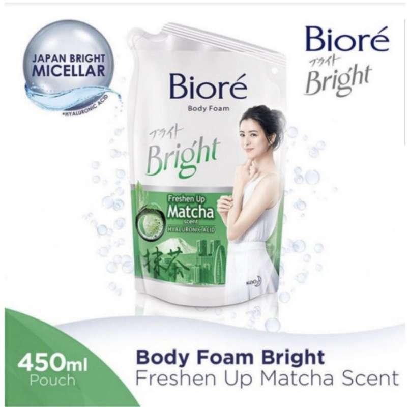 Jual Biore Sabun Mandi Cair Bright Matcha Refill 450ml di Seller ...