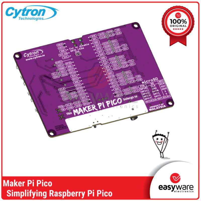 Jual Cytron Maker Pi Pico Simplifying Raspberry Pi Pico for Beginners di Seller EasyWare ...