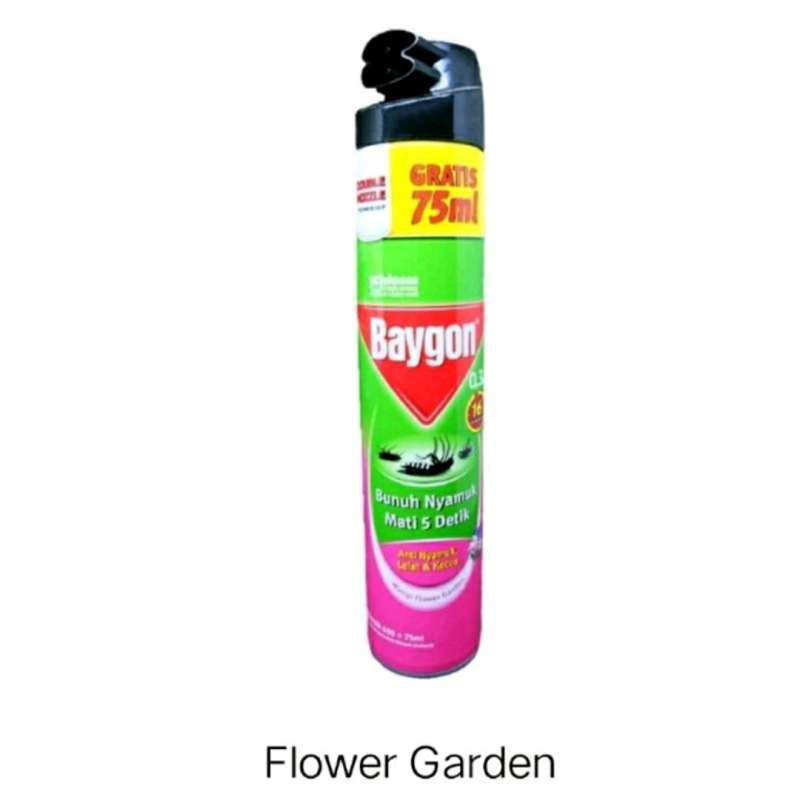 Jual Baygon Aerosol Citrus Fresh Obat Nyamuk Floral Garden [600 mL] di ...