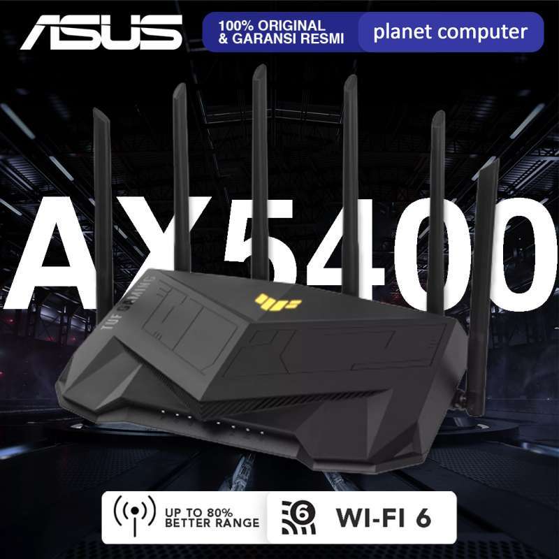 Jual ASUS TUF-AX5400 Dual Band WiFi 6 Gaming Router Wireless AX 5400 ...