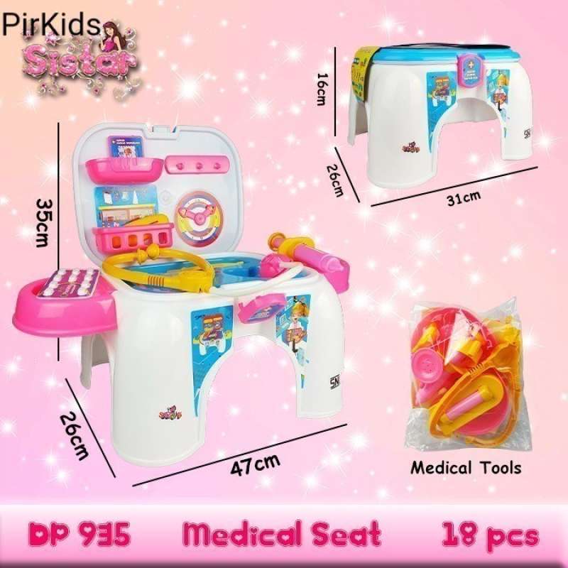 Jual MAINAN ANAK DOKTER DOKTERAN PERALATAN MEDIS PERAWAT MEDICAL SEAT ...