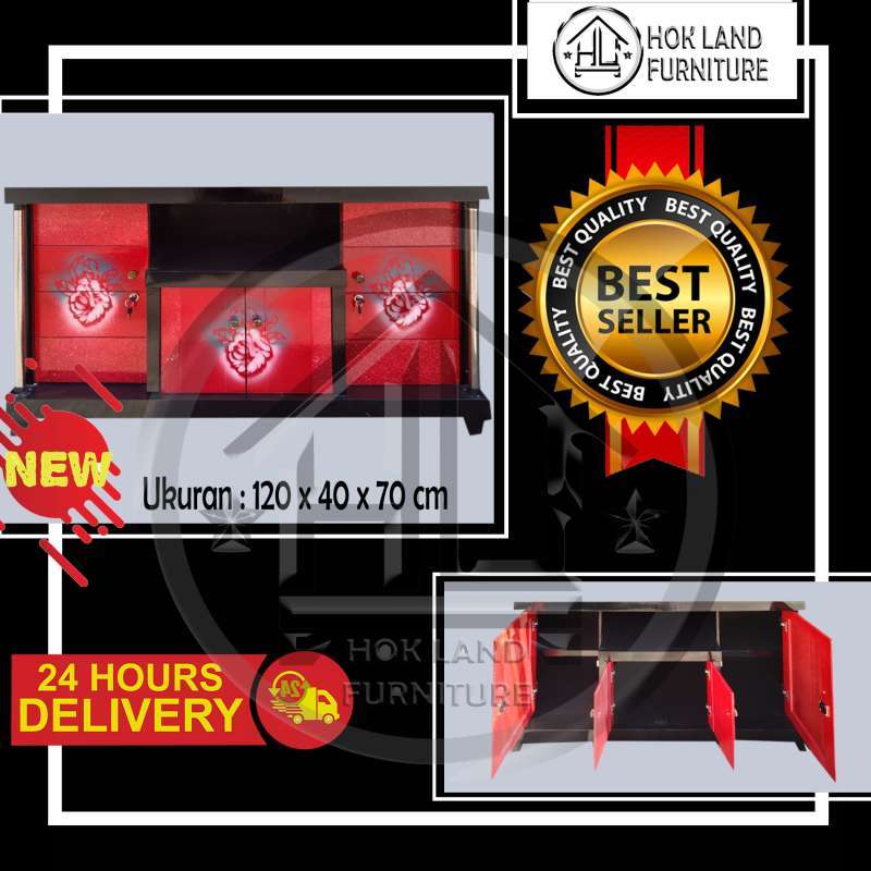 Jual E Buffet TV / buffet tv minimalis / buffet tv kayu/ buffet tv ...