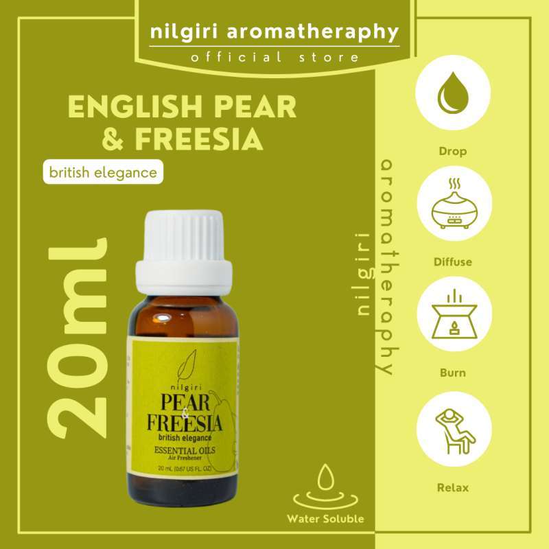 Jual Nilgiri Pear & Freesia 10mL / 20mL Essential Fragrance Oil ...