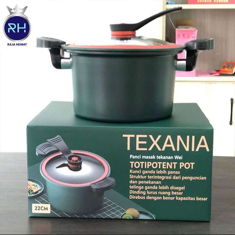Jual Panci Presto Texania Teflon Pressure Cooker Pot Totipotent Di ...