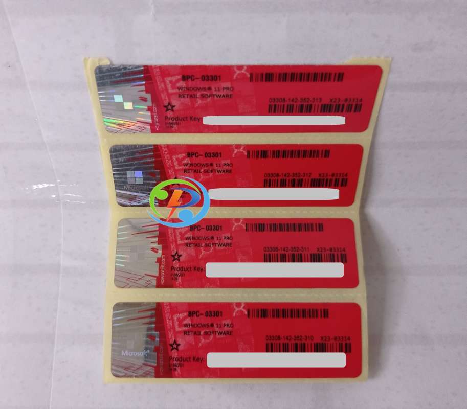 Microsoft Windows 11 Pro License Key COA Sticker, 46% OFF