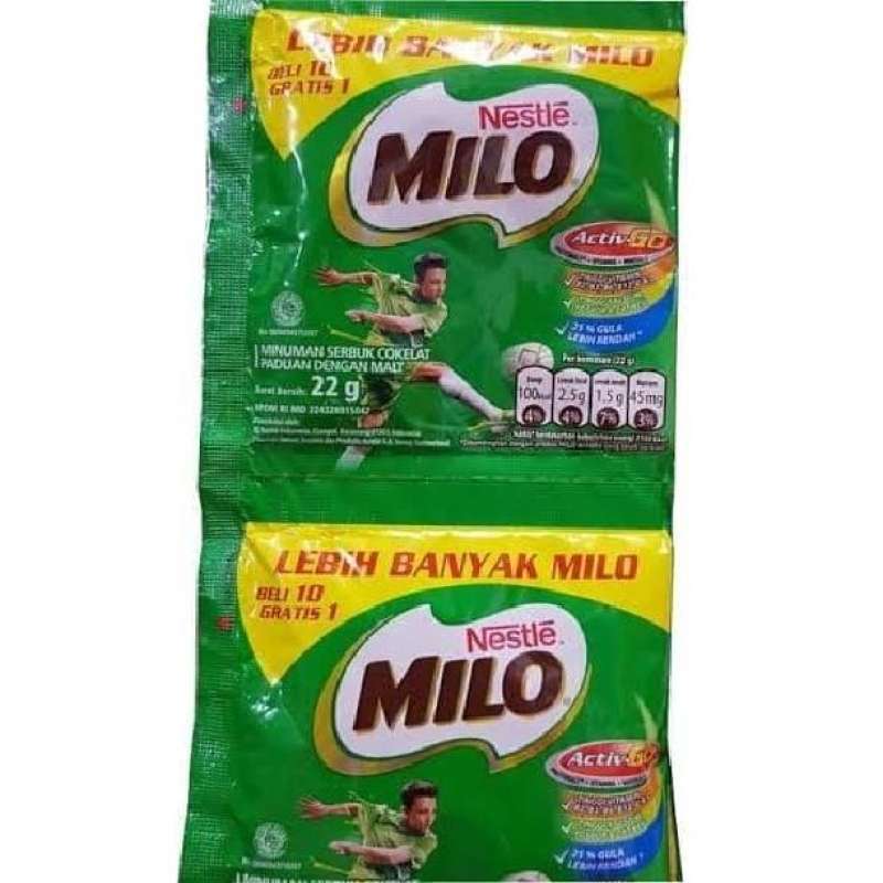 Promo MILO RENCENG isi 22g x 10 sachet - Minuman Susu Coklat Millo ...