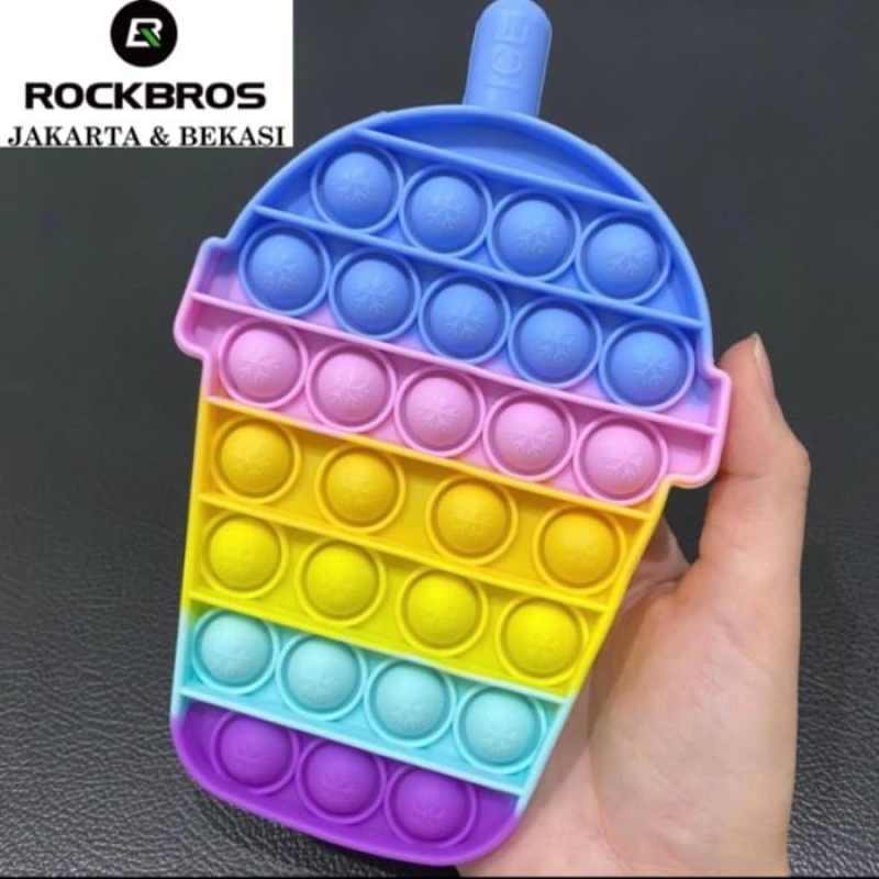 Jual Unik Pop It Boba Plane Jet Fidget Toys New 2022 Design Squishy ...