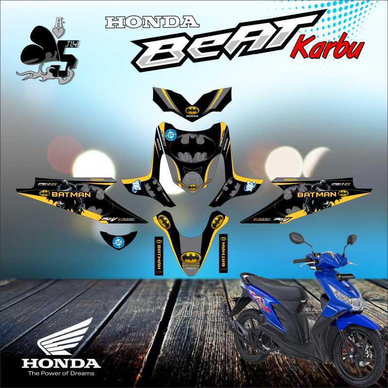 Jual STICKER DECAL HONDA BEAT KARBU FULL BODY BATMAN di Seller AS5JLY ...