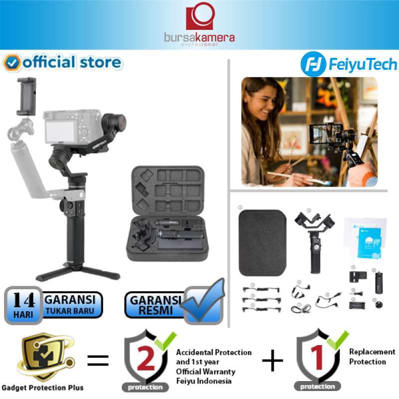 Promo Bkp Feiyu G6 Max 3-axis Handheld Gimbal Stabilizer 3-in-1 ...