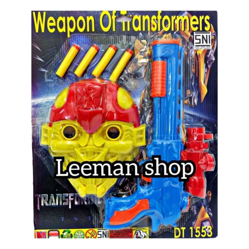 Jual MAINAN TOPENG PISTOL TRANSFORMERS WEAPON - DT 1553 di Seller ...