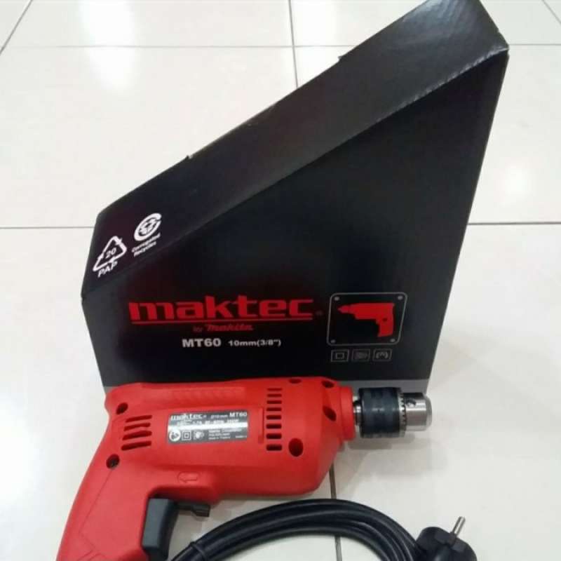 Promo Mesin Bor Kecil Mt60 Maktek Maktec By Makita 10Mm Bor Kayu Besi ...