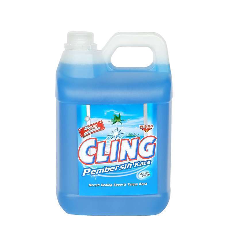 Promo Cling Pembersih Kaca Ocean Fresh 4 Liter Diskon 36% di Seller ...