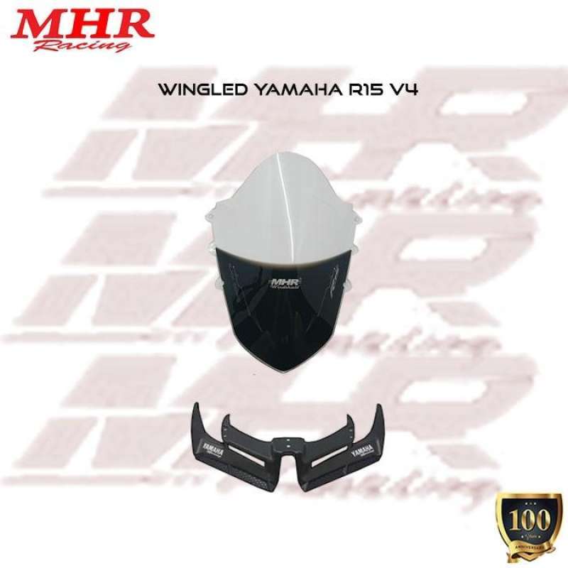 Jual Winglet Windshield R15 V4 New MHR Racing ABS di Seller Karya ...