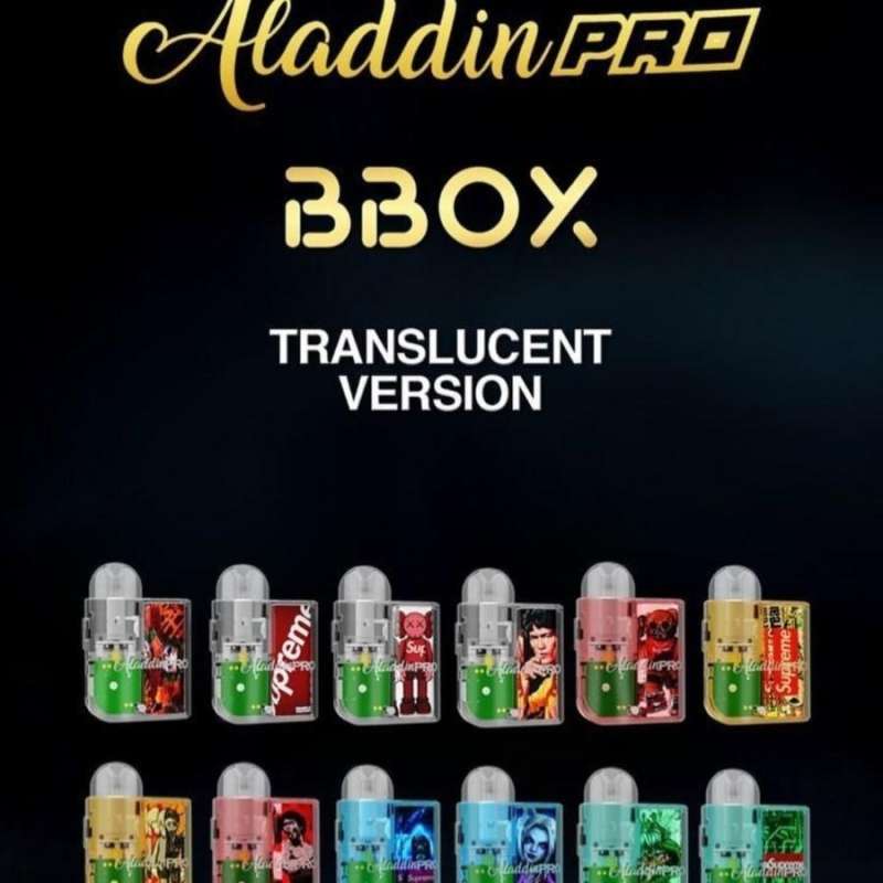 Jual ALADDINPRO BBOX POD KIT TRANSLUCENT - PUTIH, SUPREME - BRUCELEE ...