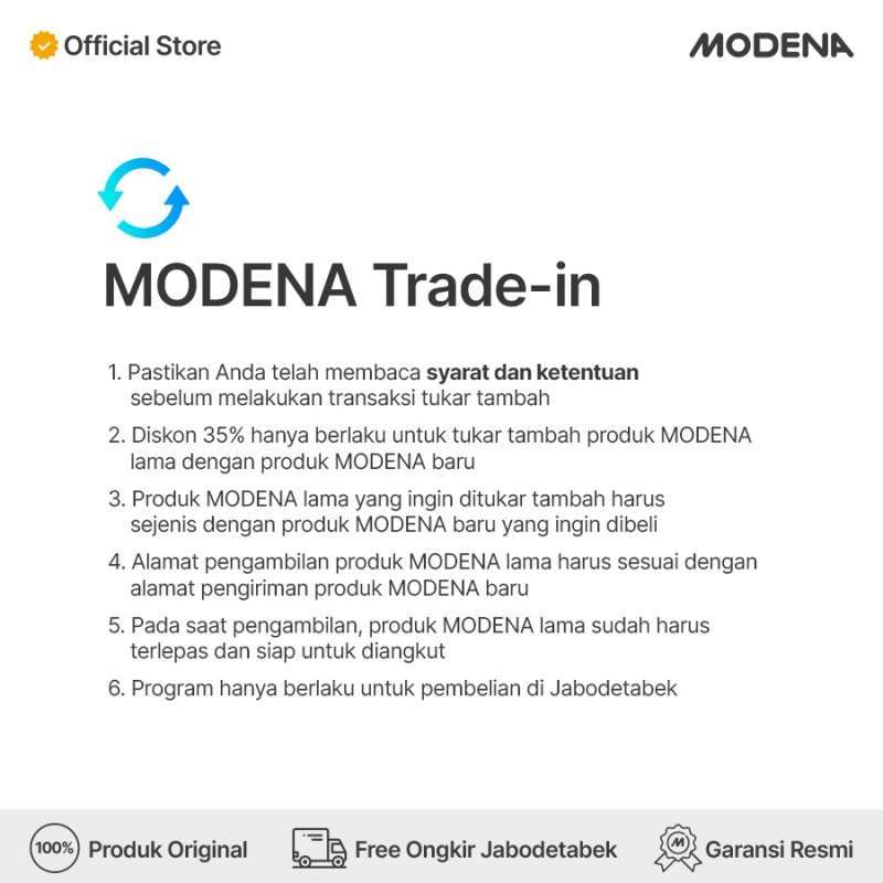 Jual Modena Trade In - Modena Refrigerator Rf 4300 Sdbk [khusus Jawa ...