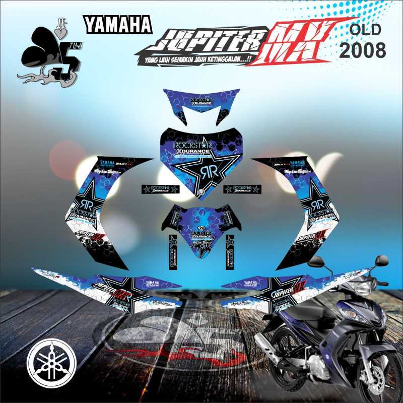 Jual STICKER DECAL YAMAHA JUPITER MX 2008 FULL BODY ROCKSTAR di Seller ...