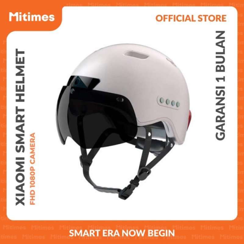 Promo Mi Smart Helmet For Urban Bike Moto Fhd 1080P Camera Diskon 10% ...