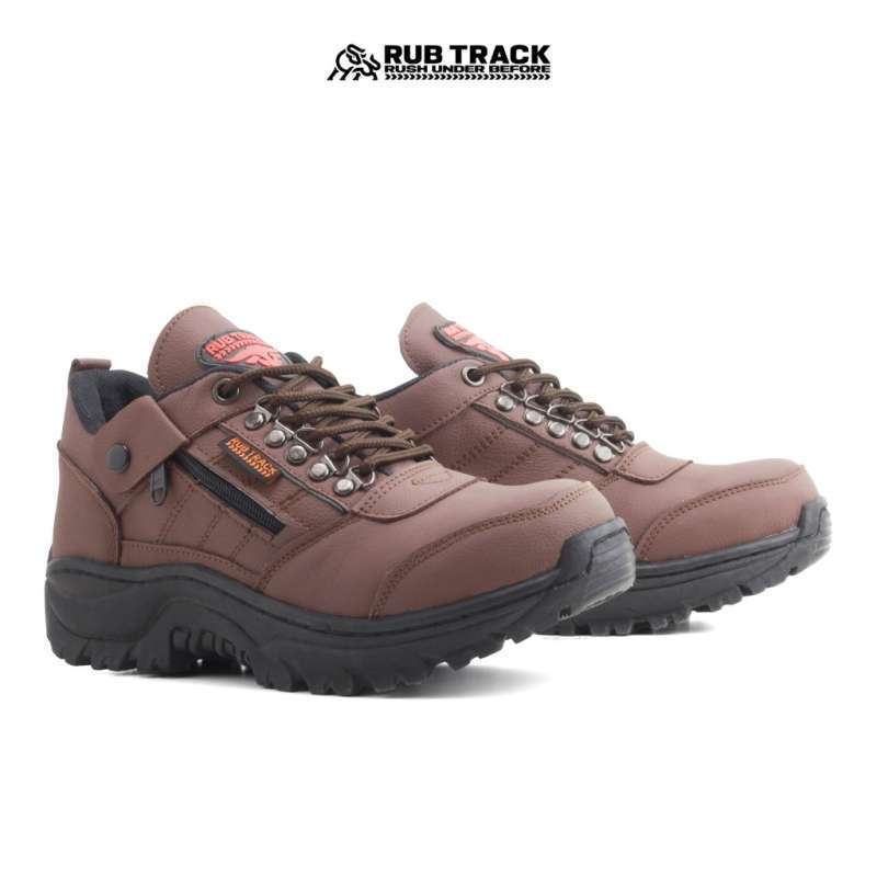 Jual SEPATU TRACKING SAFETY KULIT ASLI LOW BOOTS TRACKING PRIA SAFETY ...